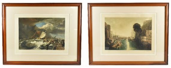 John Cother Webb | depicting classical figures in landscape and a ...