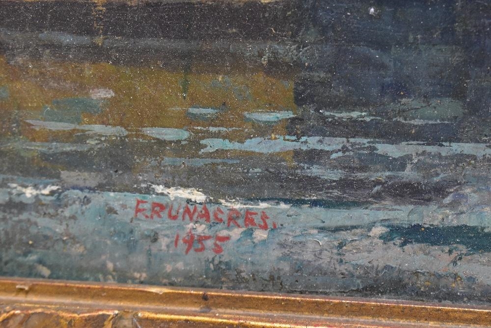 Frank Runacres | a harbour scene (1955) | MutualArt