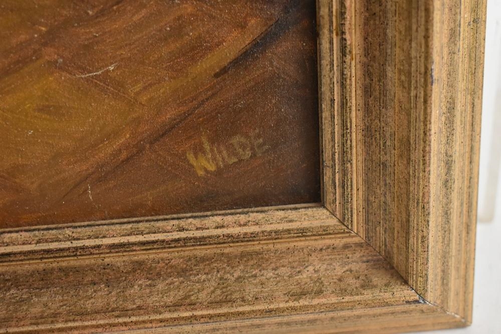 Fred Wilde | Manchester lamplit scene featuring boys playing ...