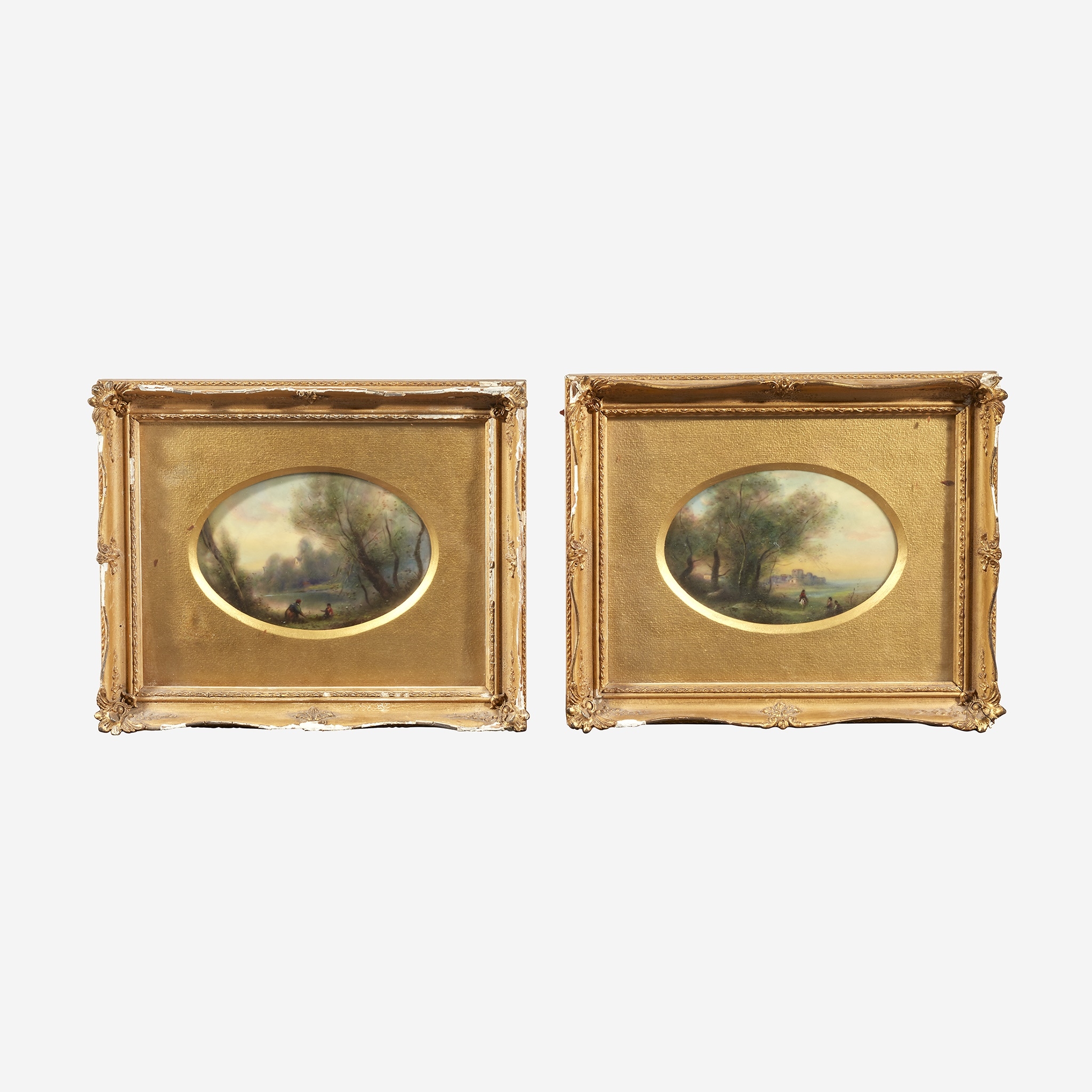 Harry Davis | Two Royal Worcester Oval Plaques Painted by Harry Davis ...