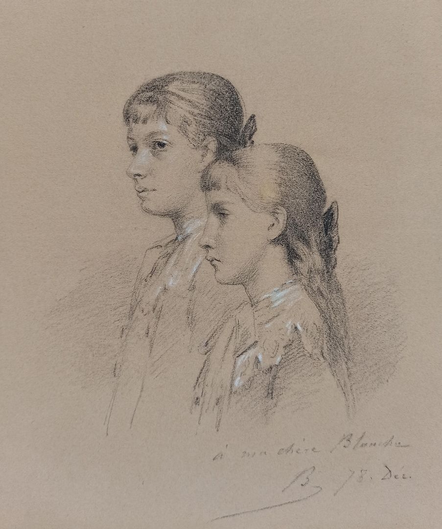 Alexandre Bida | Portrait of a young girl (1878) | MutualArt