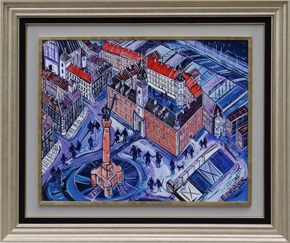 Edward Dwurnik | Plac Zamkowy (2017) | MutualArt