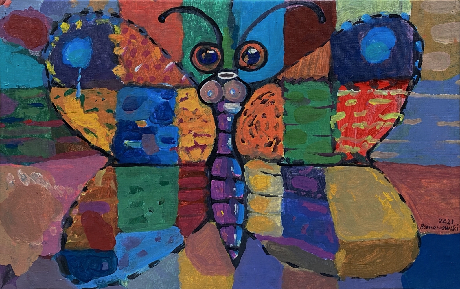 Piotr Romanowski | Dziwny motyl (2021) | MutualArt