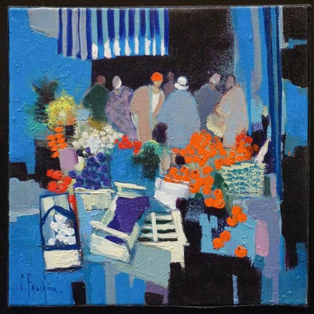 Claude Fauchère | Market Scenes (1936) | MutualArt