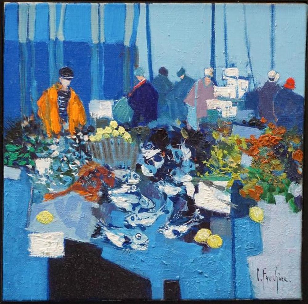 Claude Fauchère | Market Scenes (1936) | MutualArt