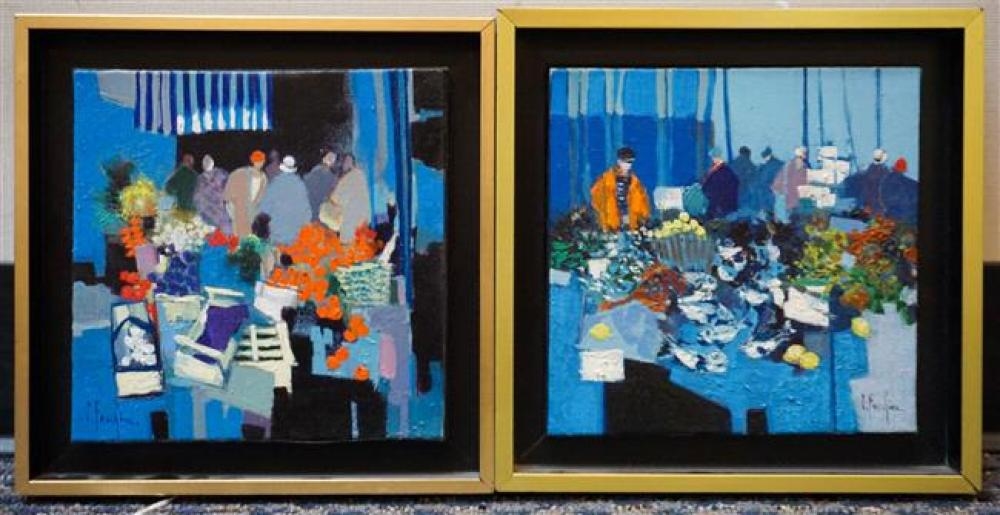 Claude Fauchère | Market Scenes (1936) | MutualArt