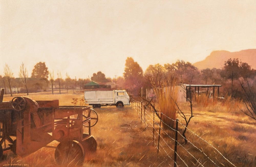 Willem Pretorius | Yard Scene Rosendal (2013) | MutualArt