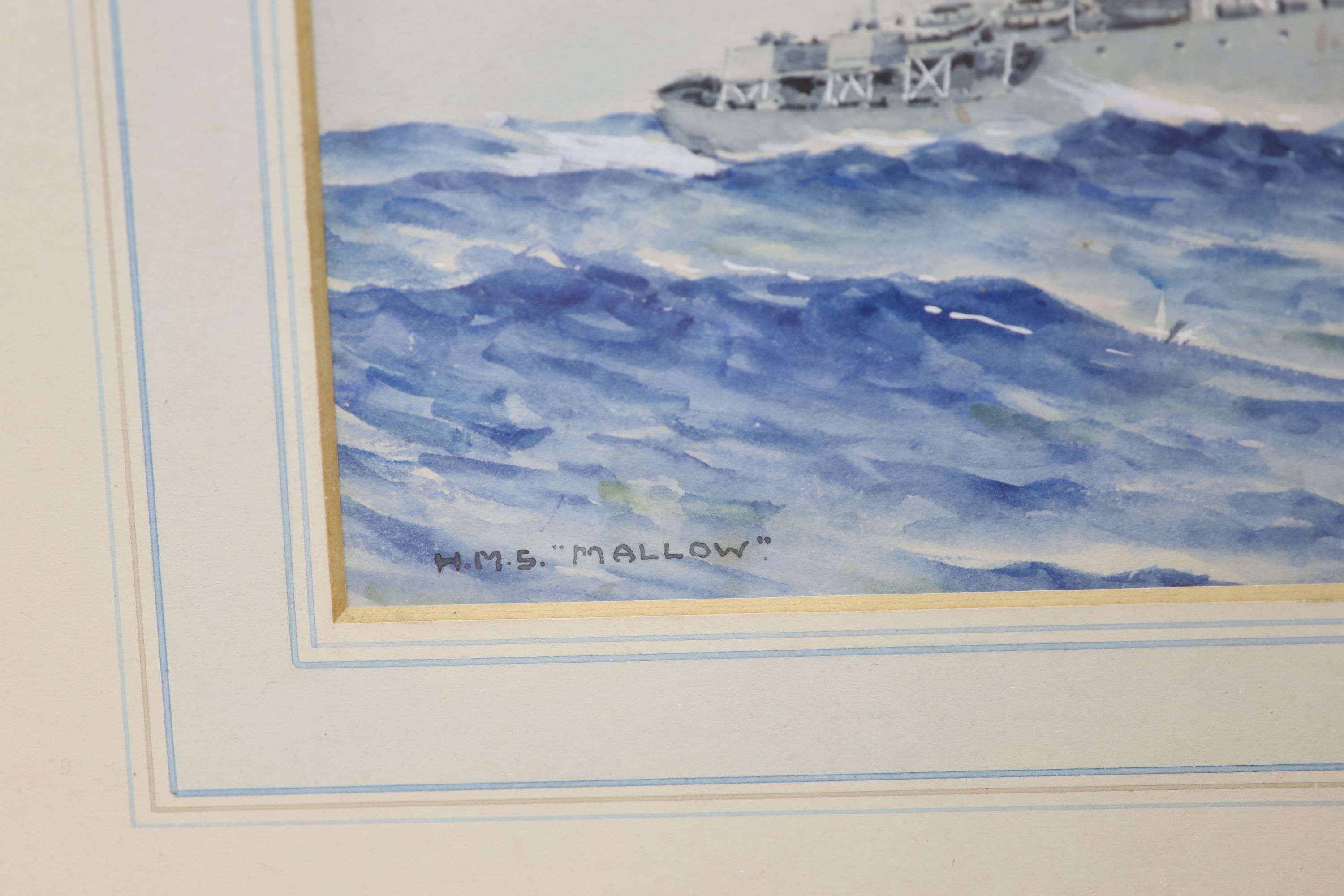 Eric Erskine Campbell Tufnell | HMS Mallow, Flower Class Corvette (1942 ...