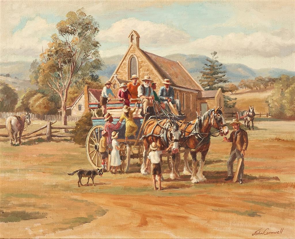 John Cornwell | Town Coach | MutualArt