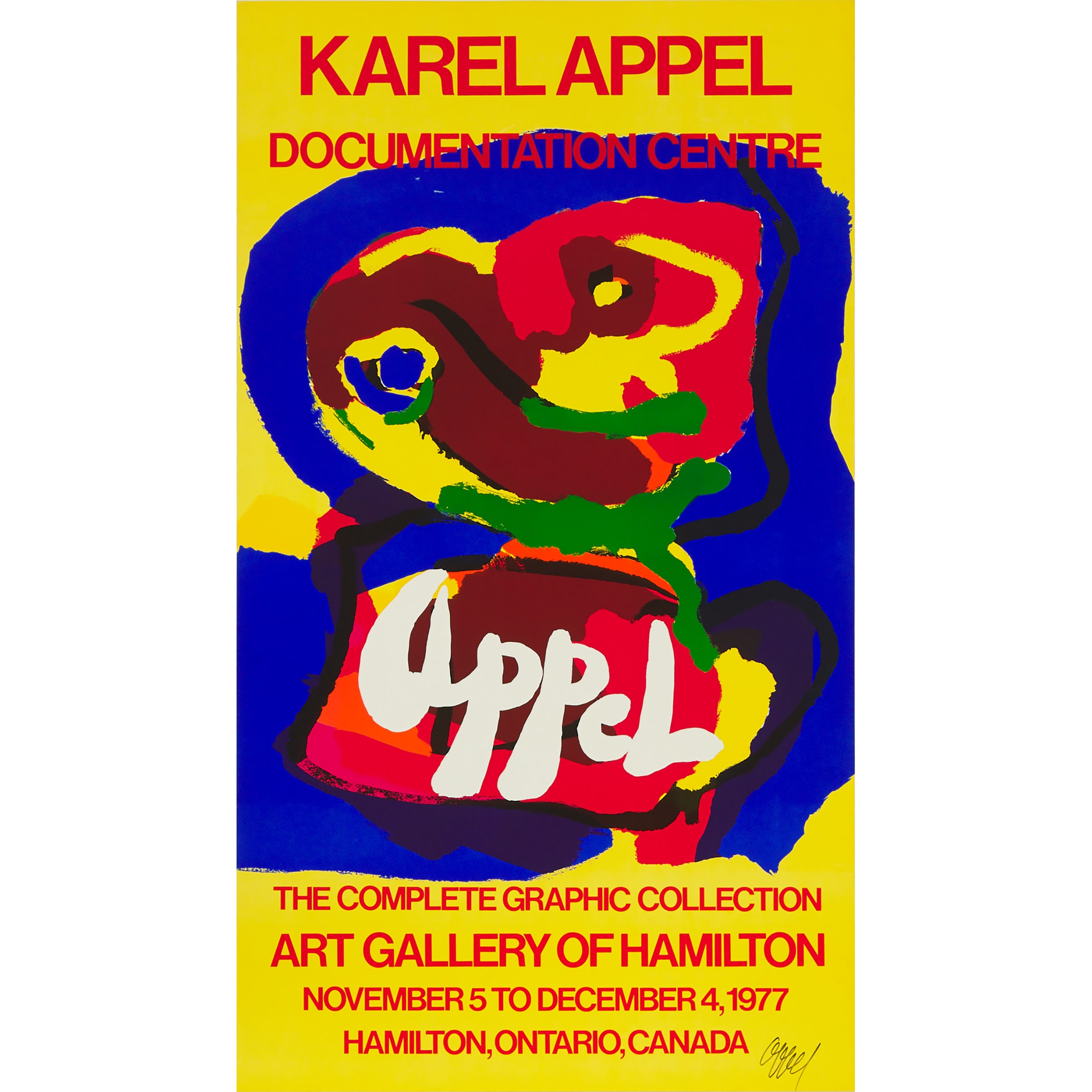 Karel Appel | EXHIBITION POSTER: KAREL APPEL - DOCUMENTATION CENTRE ...
