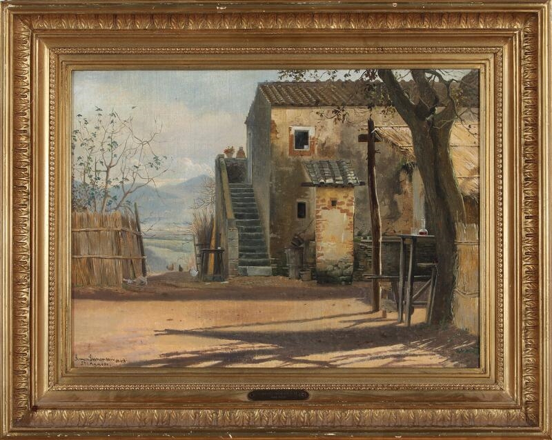 Simon Simonsen | Scenery from St (1868) | MutualArt