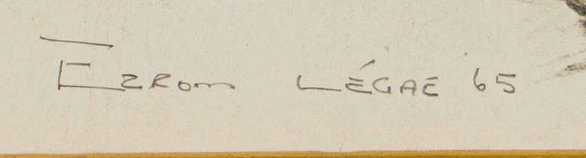 Ezrom Legae | Figure Putting on a Shoe (1965) | MutualArt