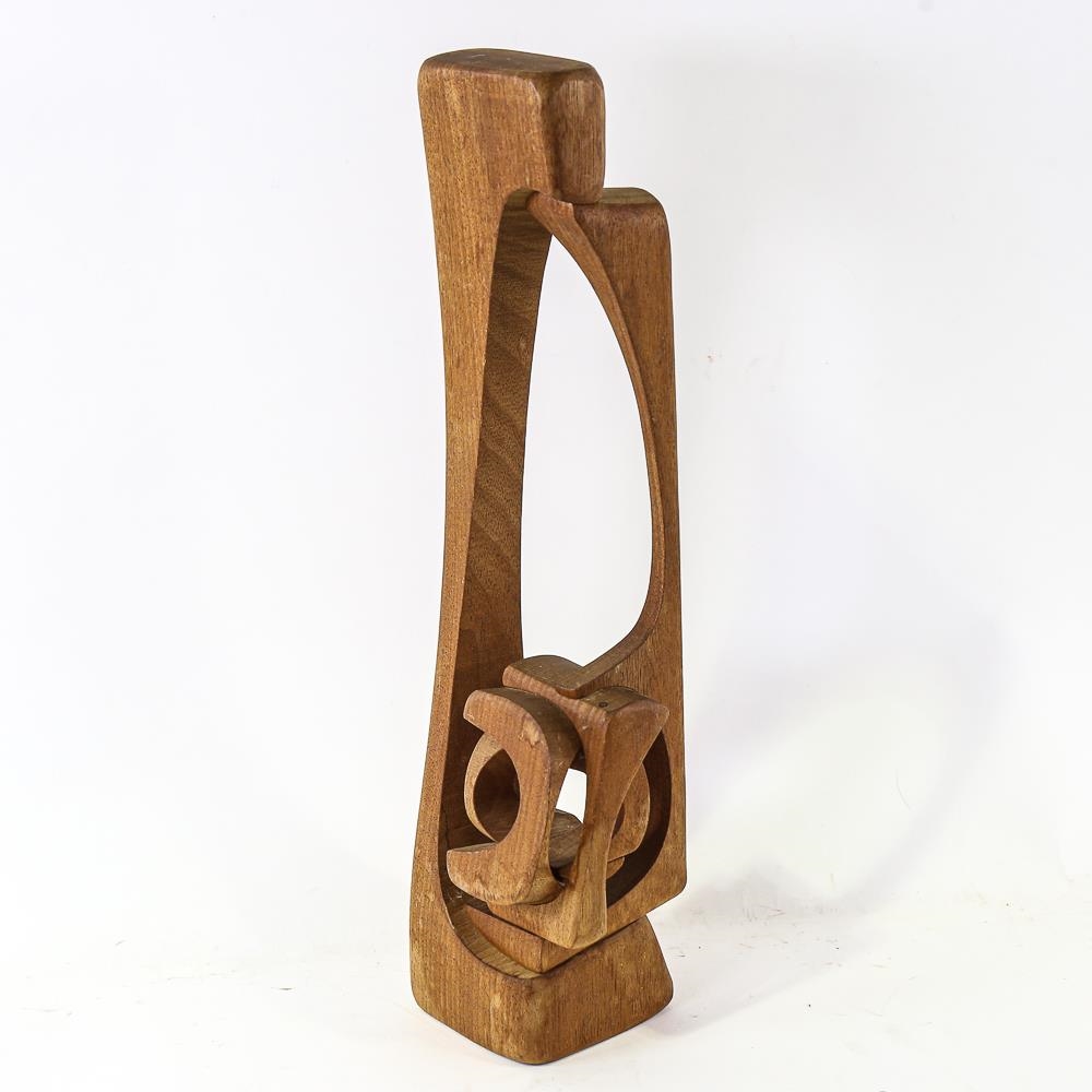 Brian Willsher | carved wood abstract sculpture (1986) | MutualArt