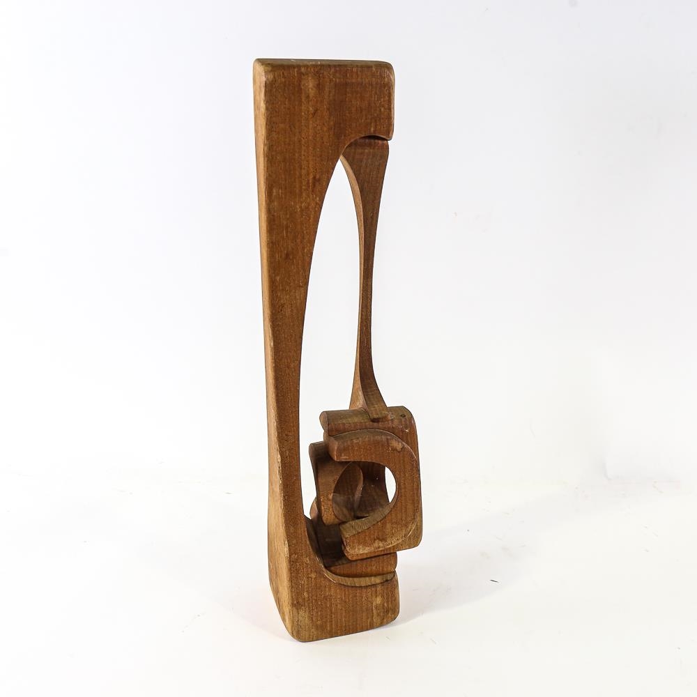 Brian Willsher | carved wood abstract sculpture (1986) | MutualArt