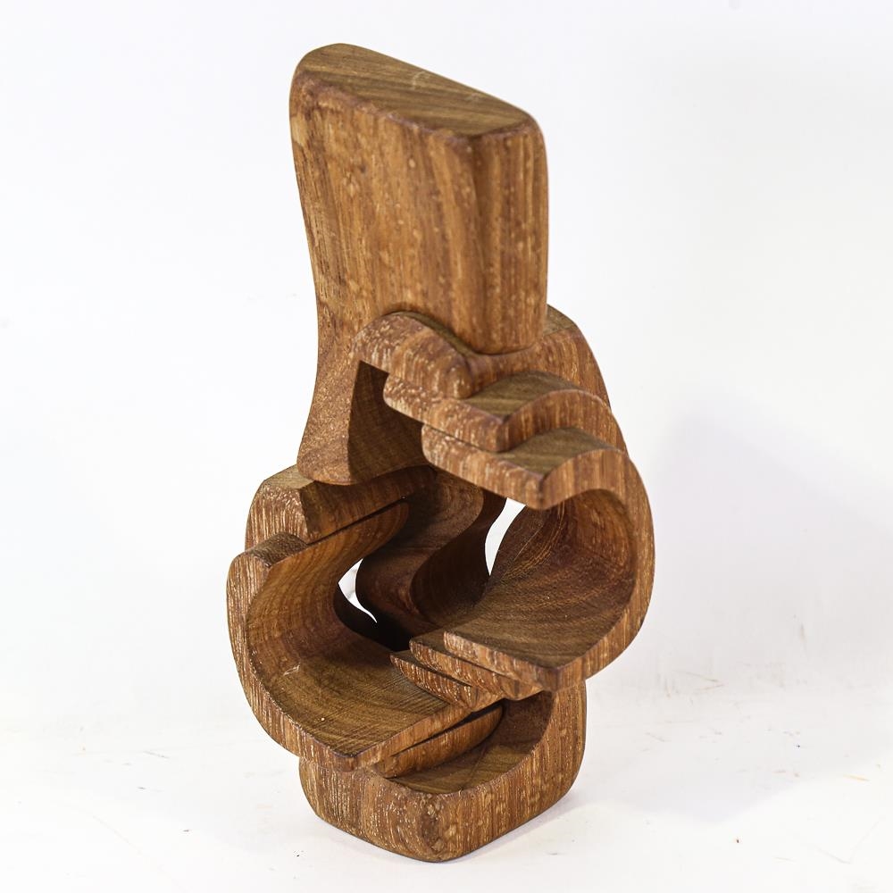 Brian Willsher | carved wood abstract sculpture (1986) | MutualArt