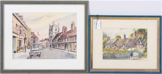 John Corvin | Anne Hathaway's Cottage and Chapel Street, Stratford-upon ...