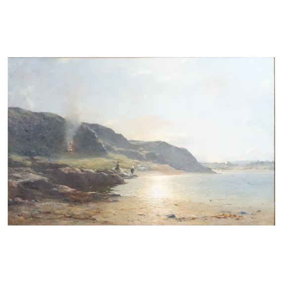 Duncan Cameron | Rocky Coastal Scene | MutualArt