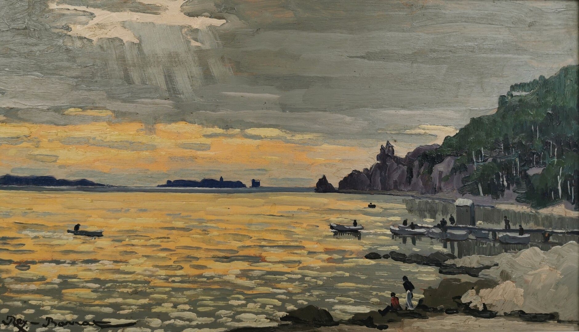 Rex Paulain Jack Barrat | L'estuaire de la Loire (1937) | MutualArt