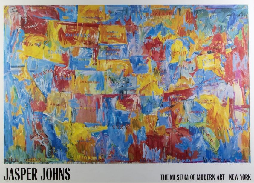 1962 Artwork Jasper Johns Maps