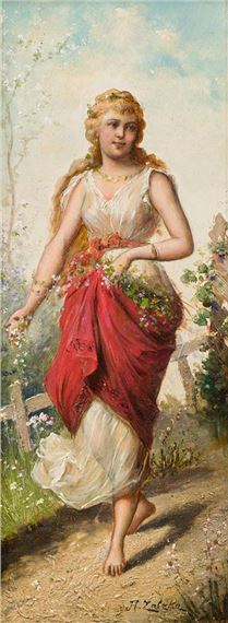 Hans Zatzka | The spring | MutualArt