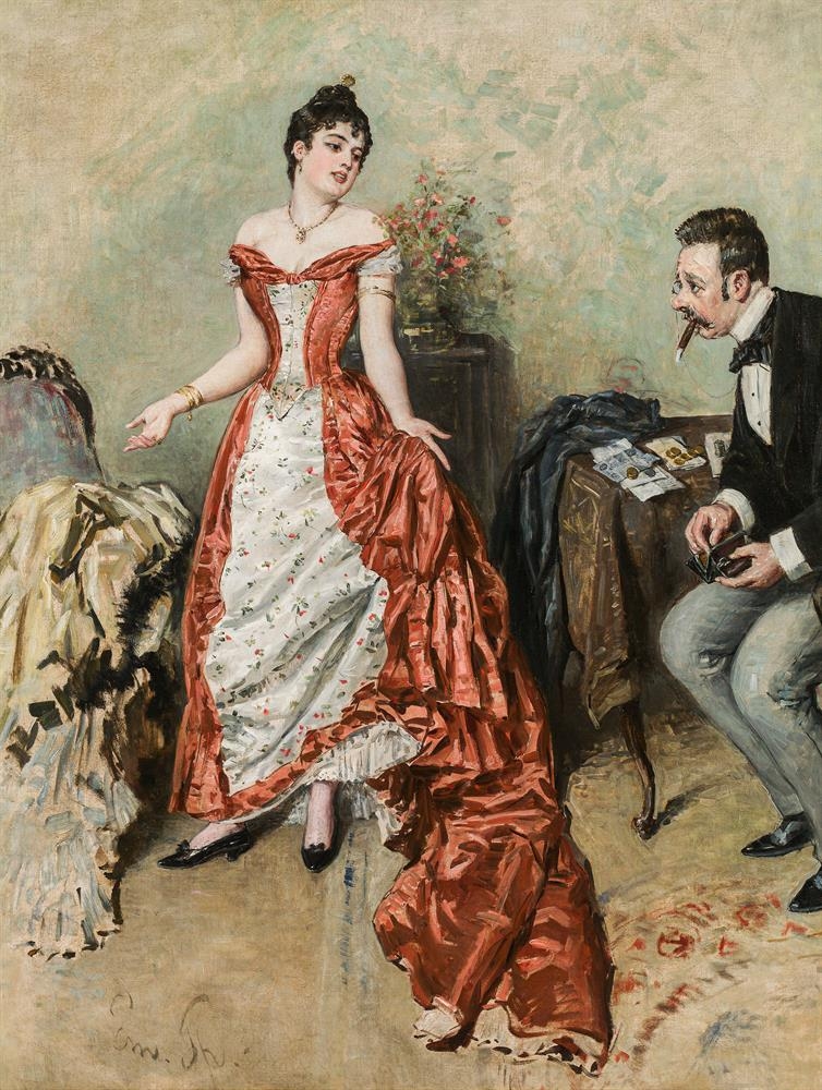 Эмануэль Спитцер (Emanuel Spitzer),1844-1919 гг.Немецкий художник и ...