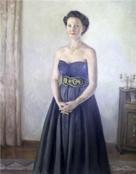 Sam Morse-Brown | PORTRAIT OF MRS JULIA GUNNING (1989) | MutualArt