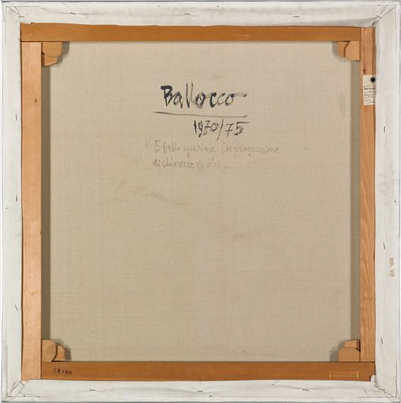 Mario Ballocco | Effetto spaziale in progressione di chiarezze di blu ...