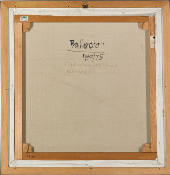 Mario Ballocco | Effetto spaziale in progressione di chiarezze di blu ...