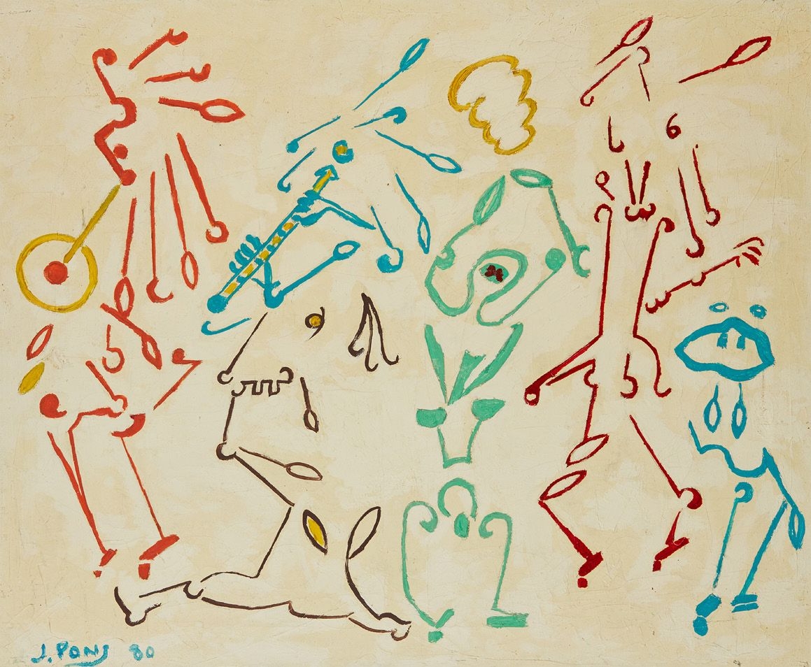 Jean Pons | The Musicians (1980) | MutualArt