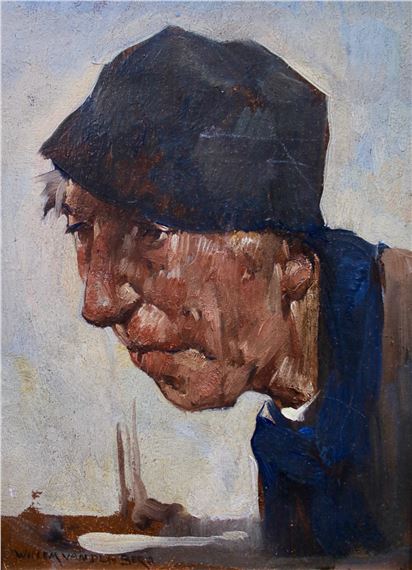 Willem van den Berg | Fisherman of Urk | MutualArt