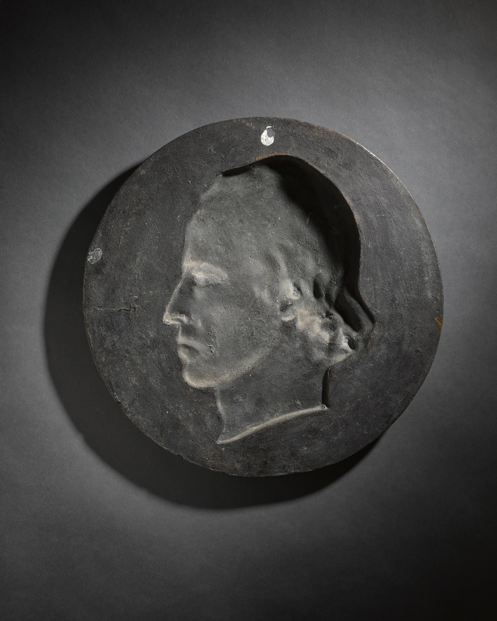 Thomas Woolner | Roundel with a profile portrait of Alfred Lord ...