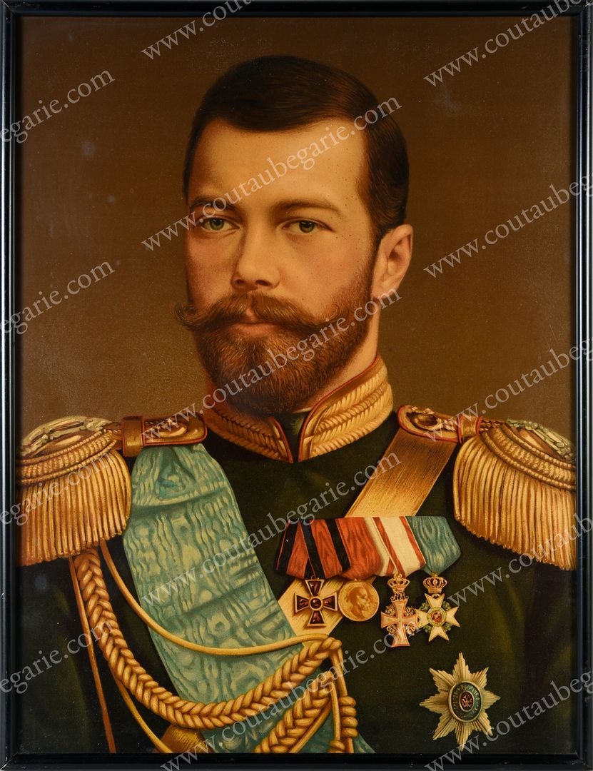 French School, 19th Century | Emperor Nicholas II and his wife Empress ...