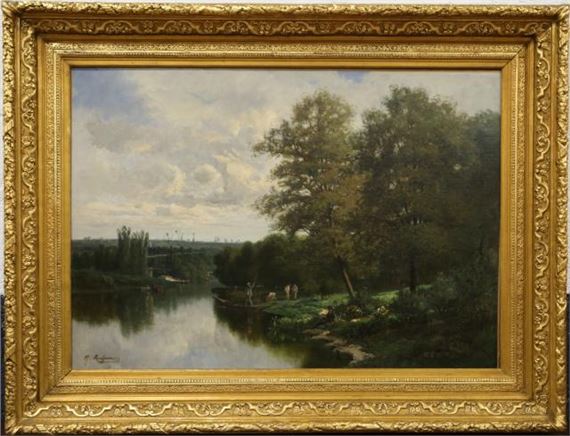 Nicolas Rousseau | BORD DE RIVIÈRE ANIMÉ | MutualArt