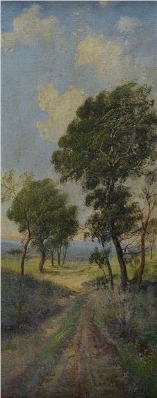 Henry Marko | Strada con alberi | MutualArt