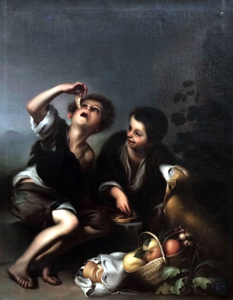Bartolomé Estebán‏ Murillo | Children playing dice | MutualArt