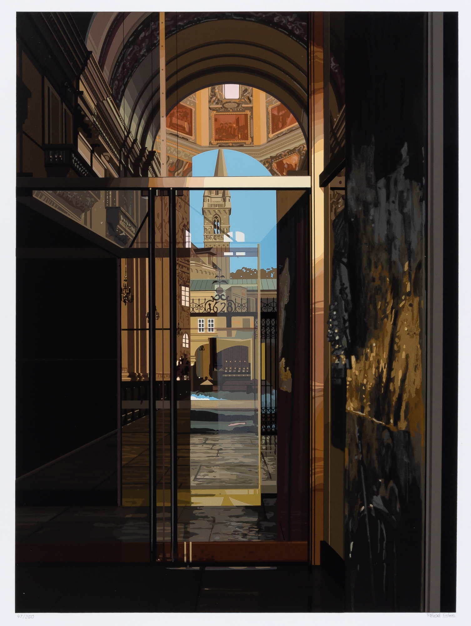 Richard Estes | CAFETERIA, VATICAN (1983) | MutualArt