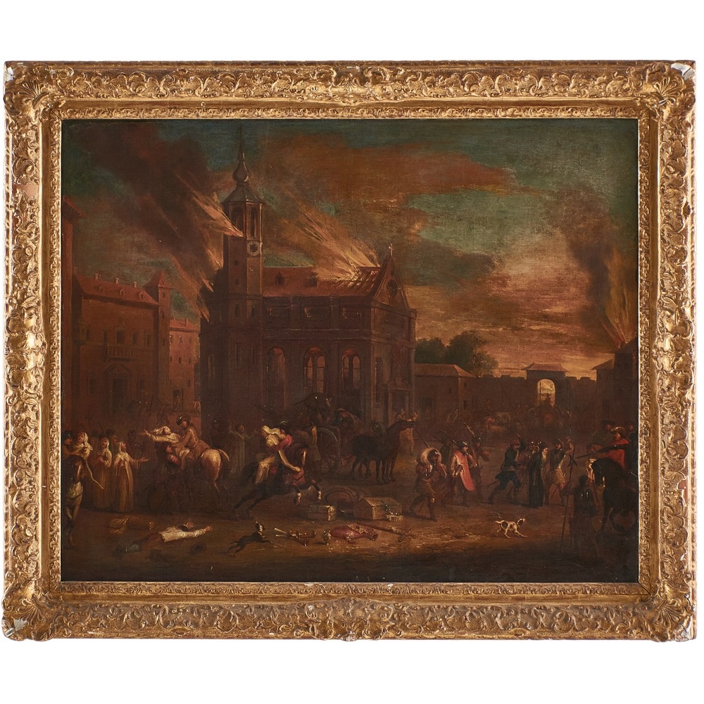 Daniel Van Heil | The Burning of Troy | MutualArt