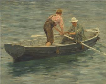 Henry Scott Tuke | The bather | MutualArt