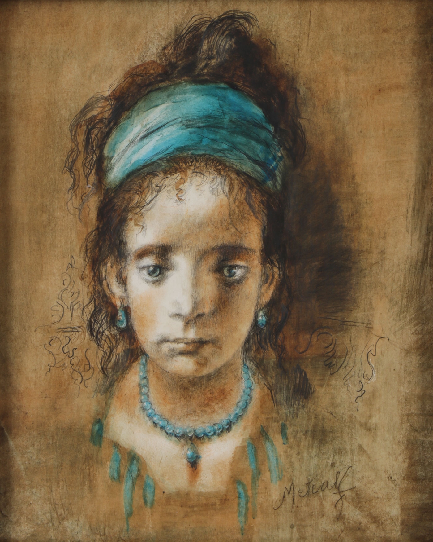 Conger Metcalf | Portrait of Andrea (1995) | MutualArt