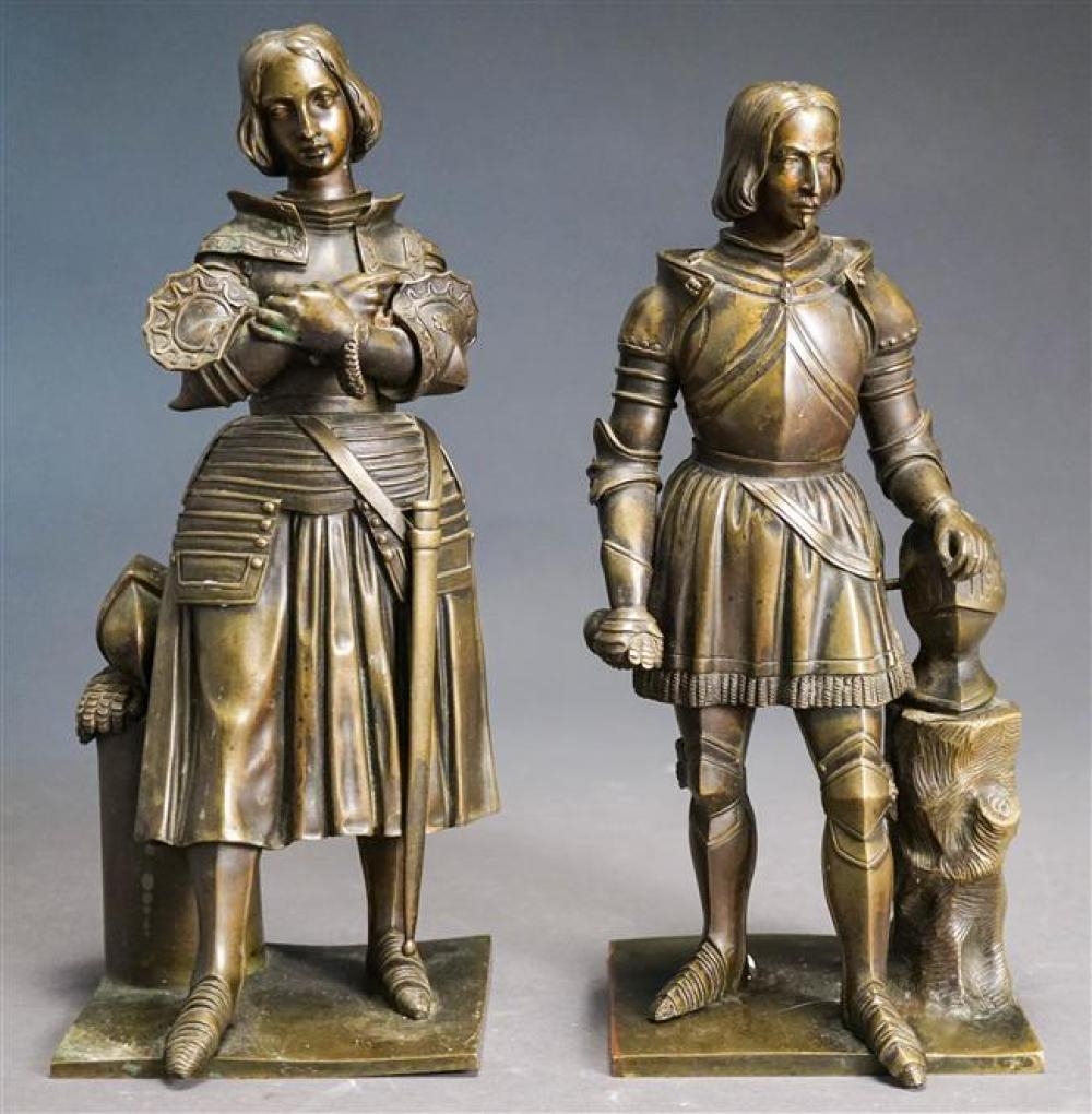 Unknown | Two Bronze Sculptures of Knights | MutualArt