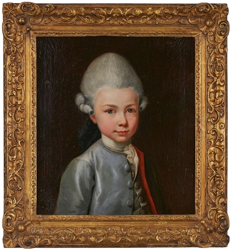 Anton Wilhelm Tischbein | Knabenbildnis des Karl Ludwig Wilhelm Freiherr von Barckhaus ...