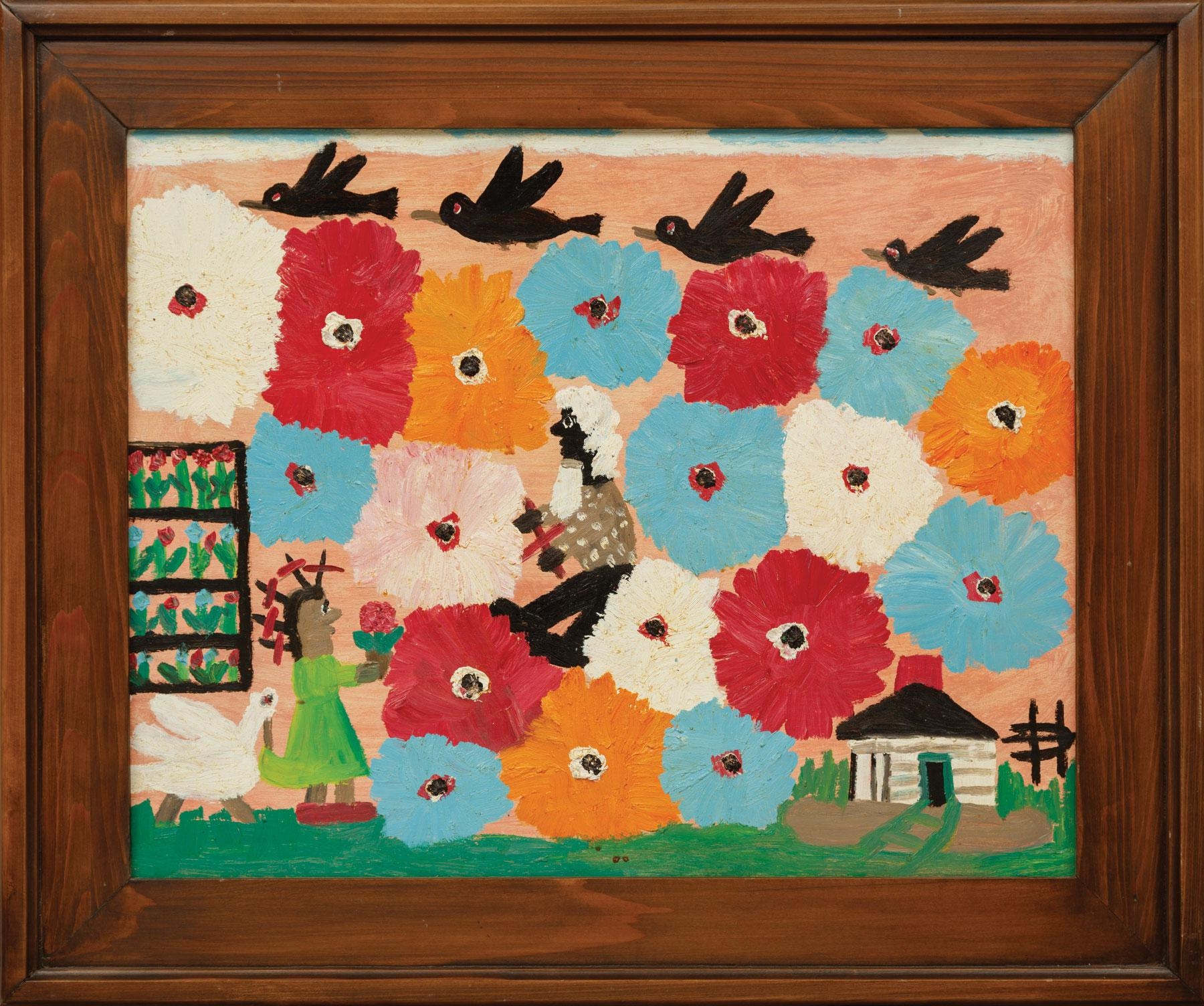 Clementine Hunter | Flower Garden | MutualArt