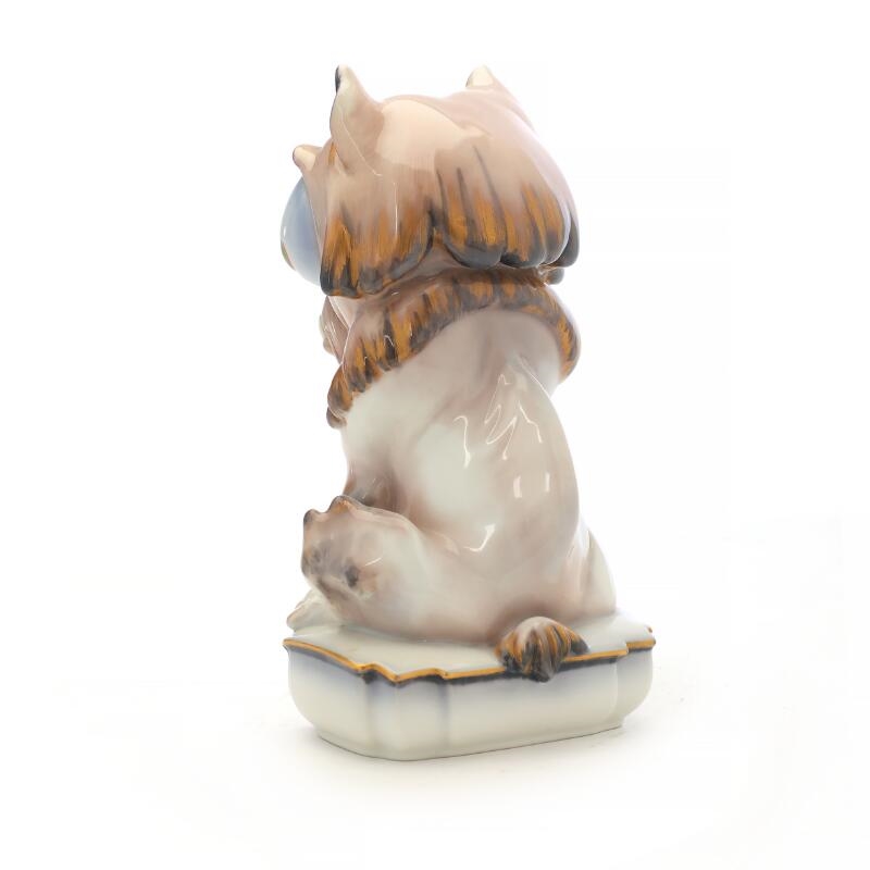 Jo Hahn Locher | Tinderbox dog Unique porcelain figurine decorated in ...