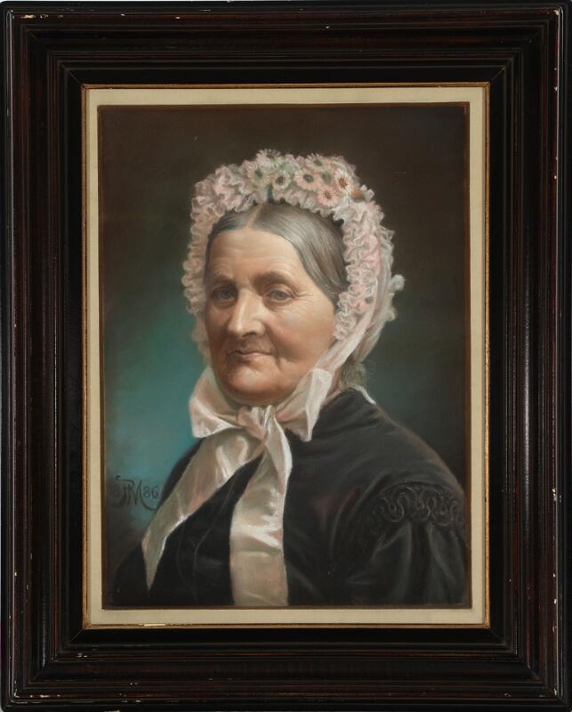 Peder Mork Monsted | Portrait of a lady (1886) | MutualArt