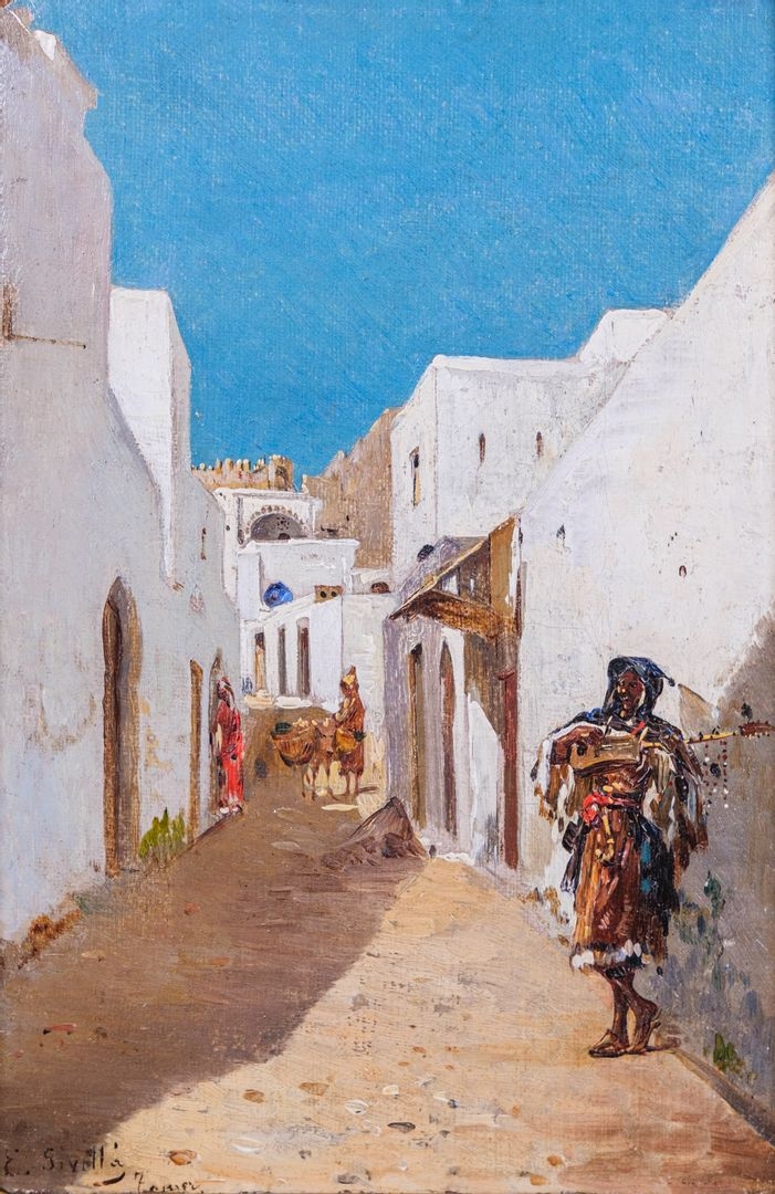 Emili Sivillà Torres | Alley in Tangier | MutualArt