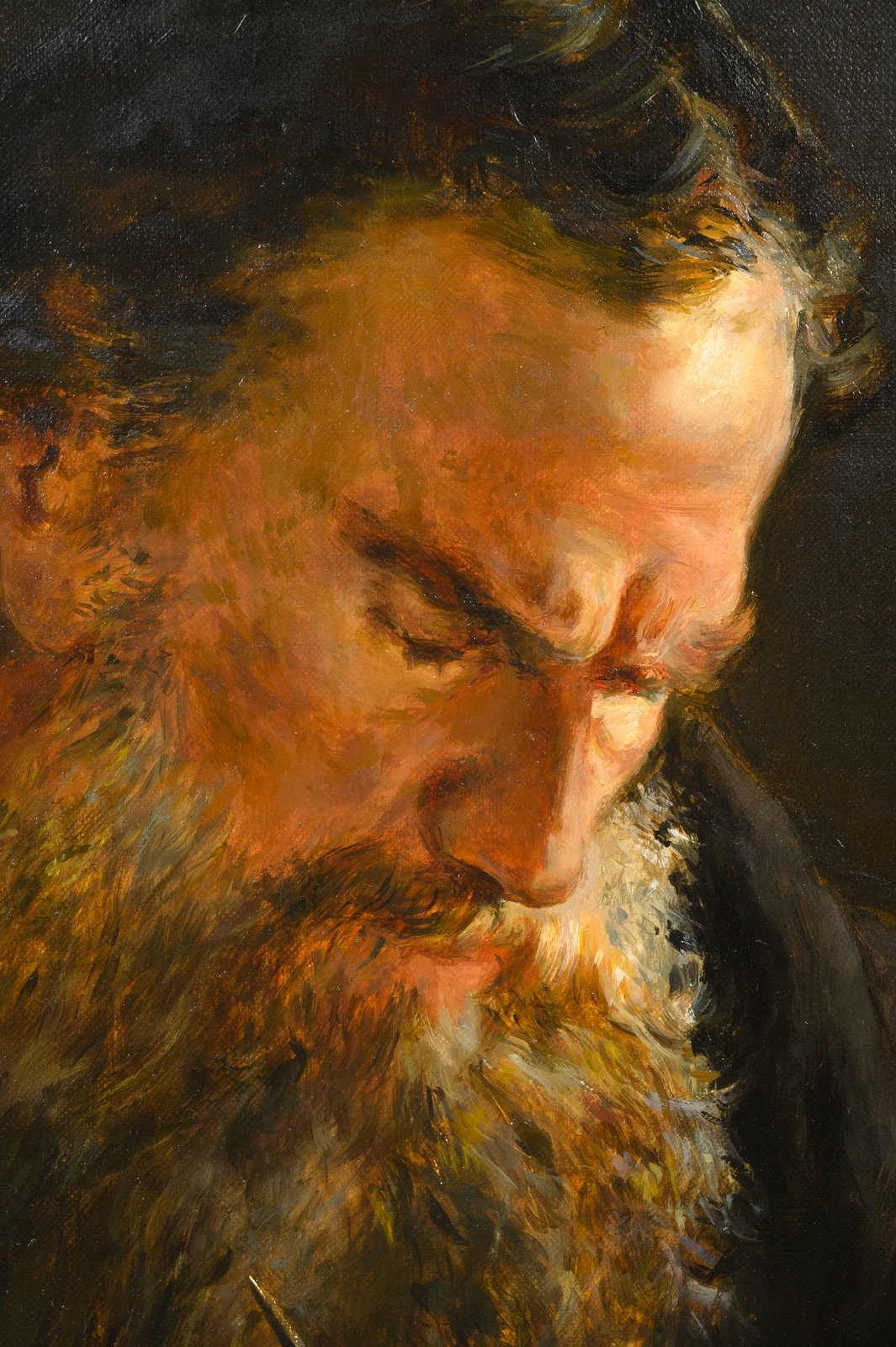 Nikolai Ge | Portrait of Leo Tolstoy | MutualArt