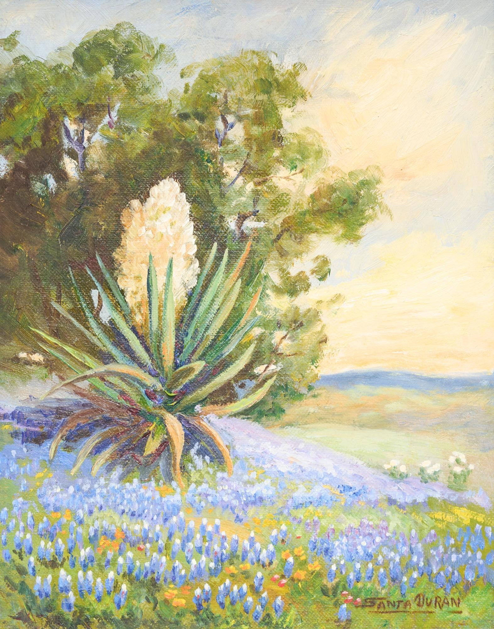 Santa Duran | Yucca and Bluebonnets | MutualArt