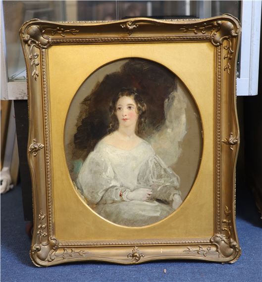 Sir John Watson Gordon | Portrait of Lady Stewart of Allenbank | MutualArt