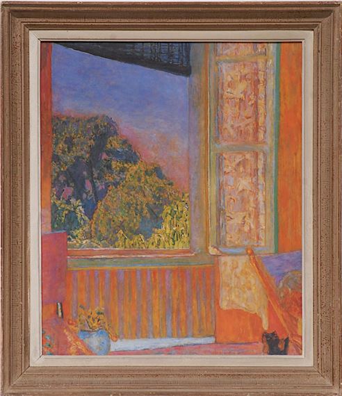 Pierre Bonnard | The Window with Black Cat | MutualArt