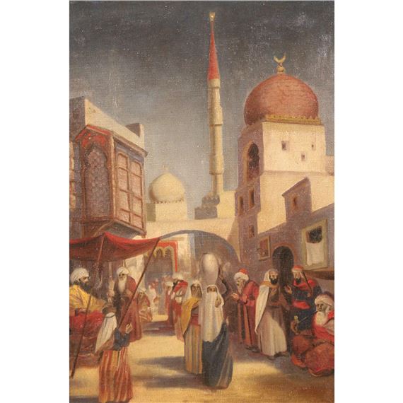 George Henry Hall | EASTERN STREET SCENE | MutualArt